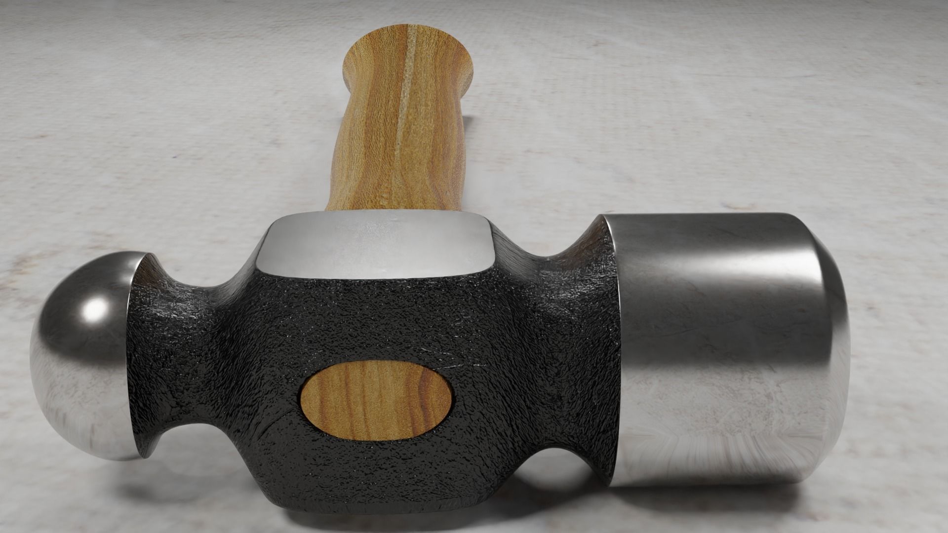 High-Quality 3D Model of Classic Claw Hammer 3D model | CGTrader