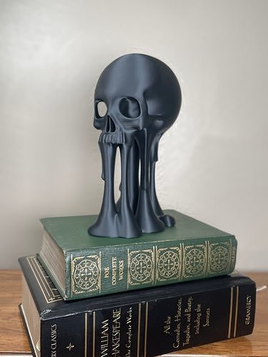 Floating Melted Skull Statue 3D model 3D printable | CGTrader