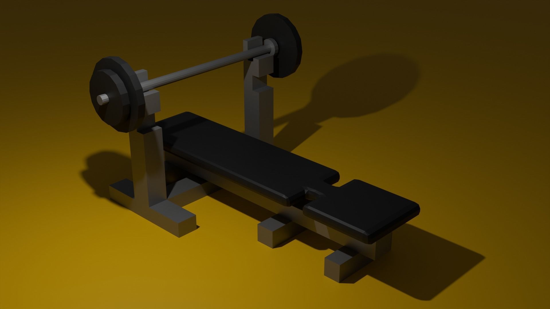 Miniature gym set free VR / AR / low-poly 3D model | CGTrader
