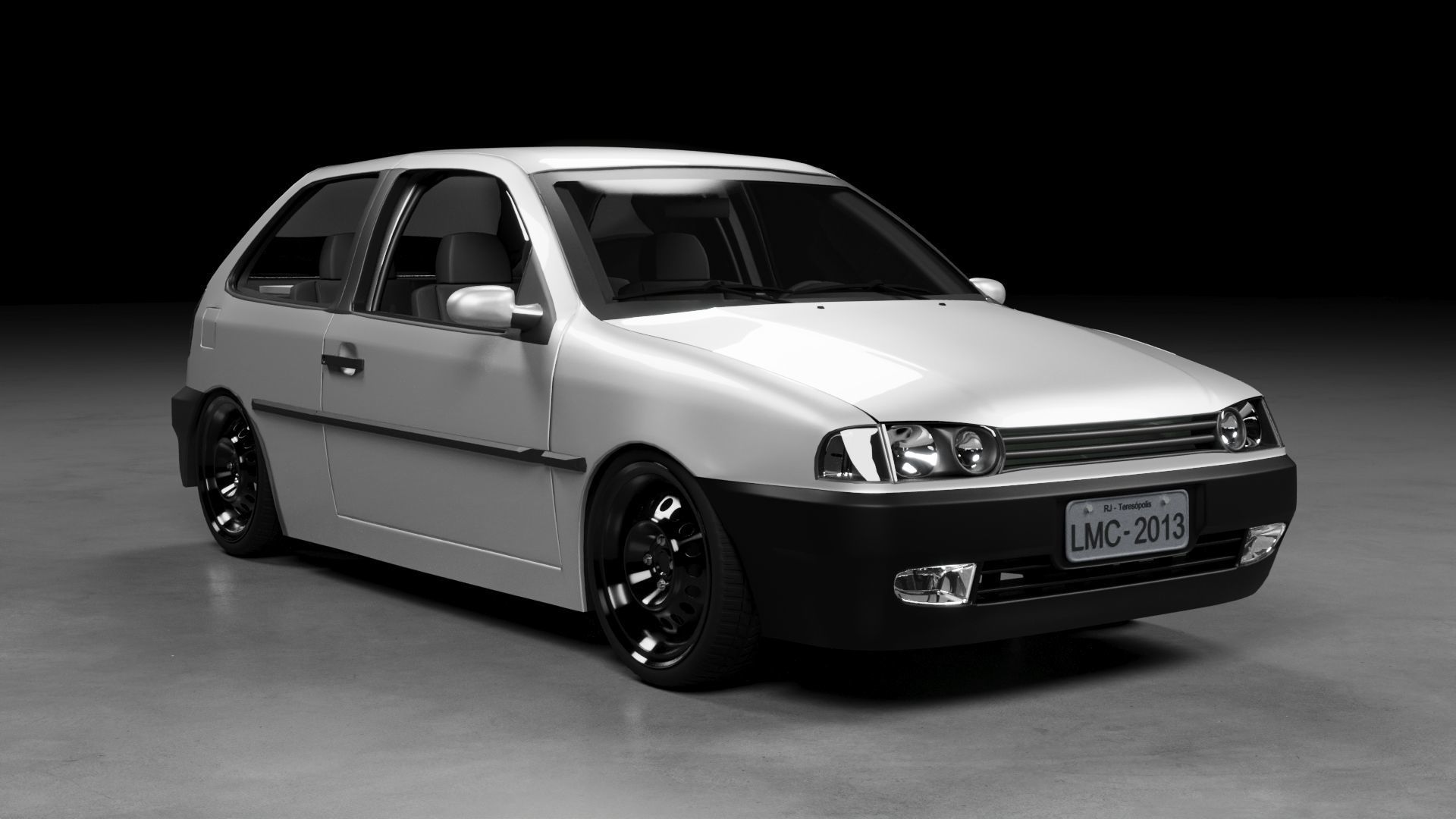 Volkswagen Gol G2 3D model | CGTrader