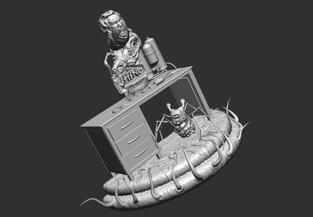 the thing digital sculpture STL PRINTABLE 3D model 3D printable | CGTrader