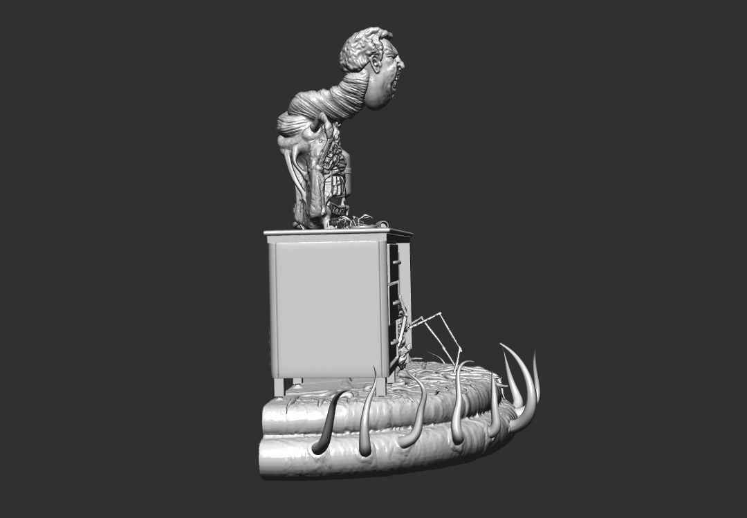 the thing digital sculpture STL PRINTABLE 3D model 3D printable | CGTrader