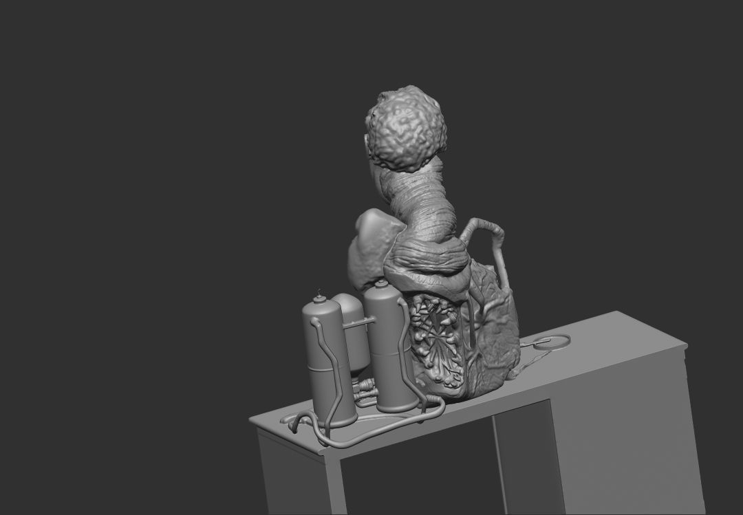 the thing digital sculpture STL PRINTABLE 3D model 3D printable | CGTrader