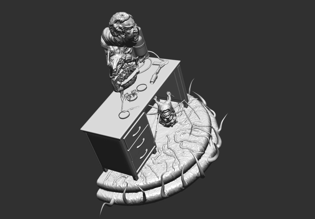 the thing digital sculpture STL PRINTABLE 3D model 3D printable | CGTrader