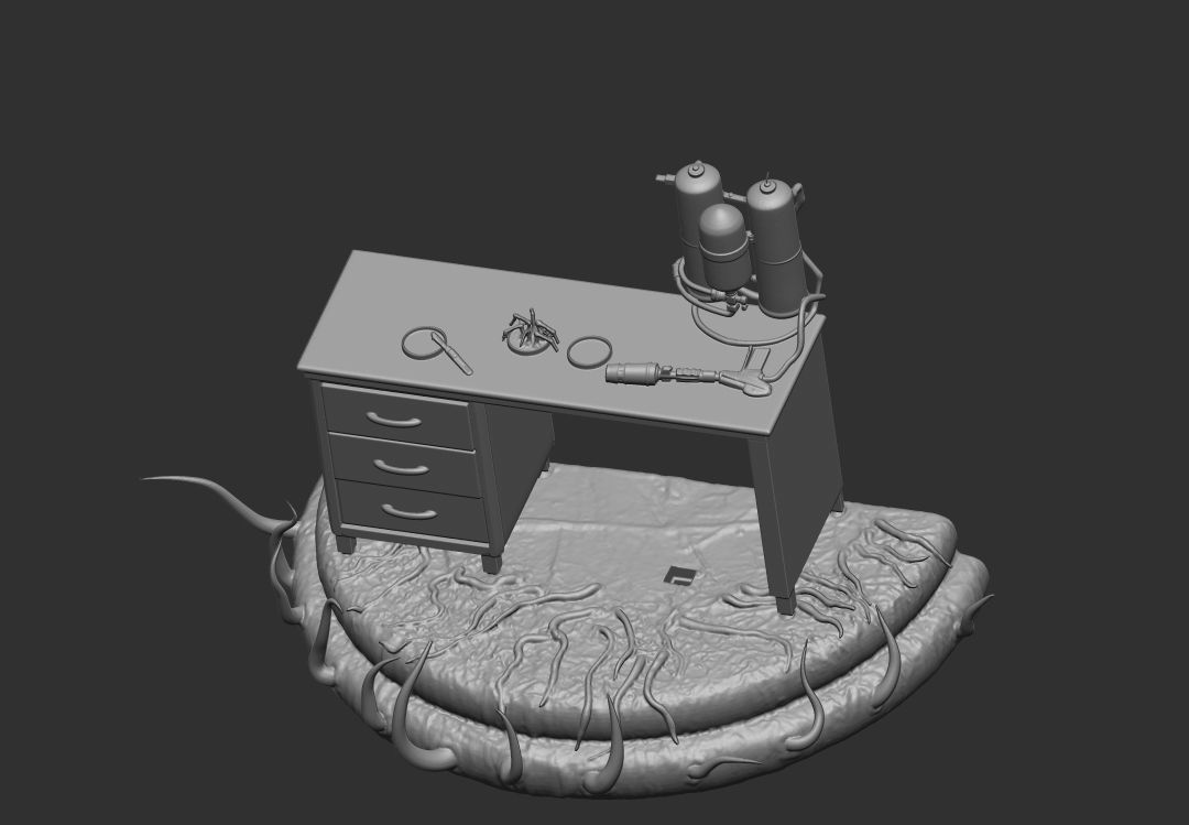 the thing digital sculpture STL PRINTABLE 3D model 3D printable | CGTrader