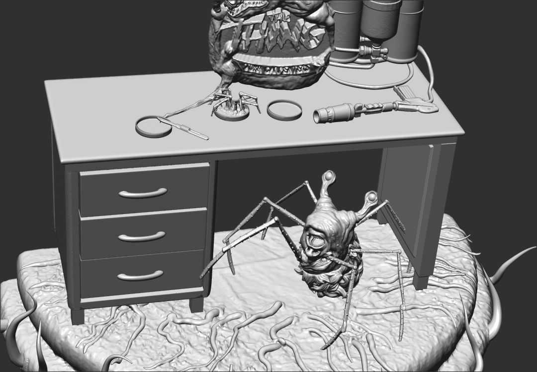 the thing digital sculpture STL PRINTABLE 3D model 3D printable | CGTrader