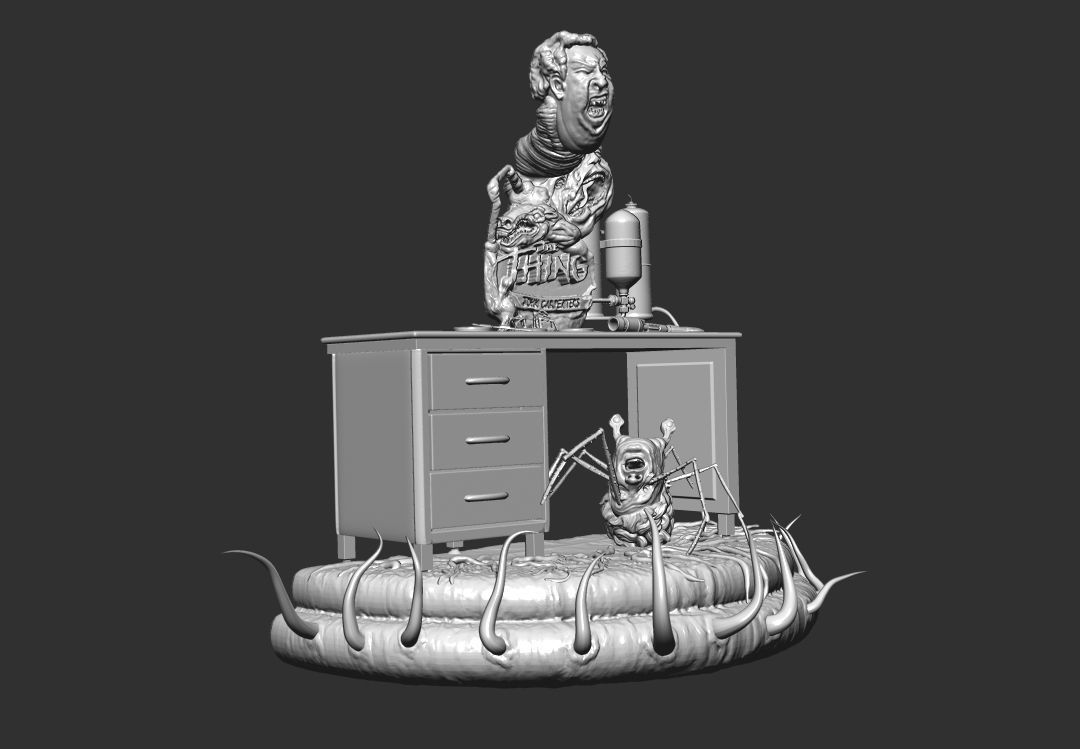 the thing digital sculpture STL PRINTABLE 3D model 3D printable | CGTrader