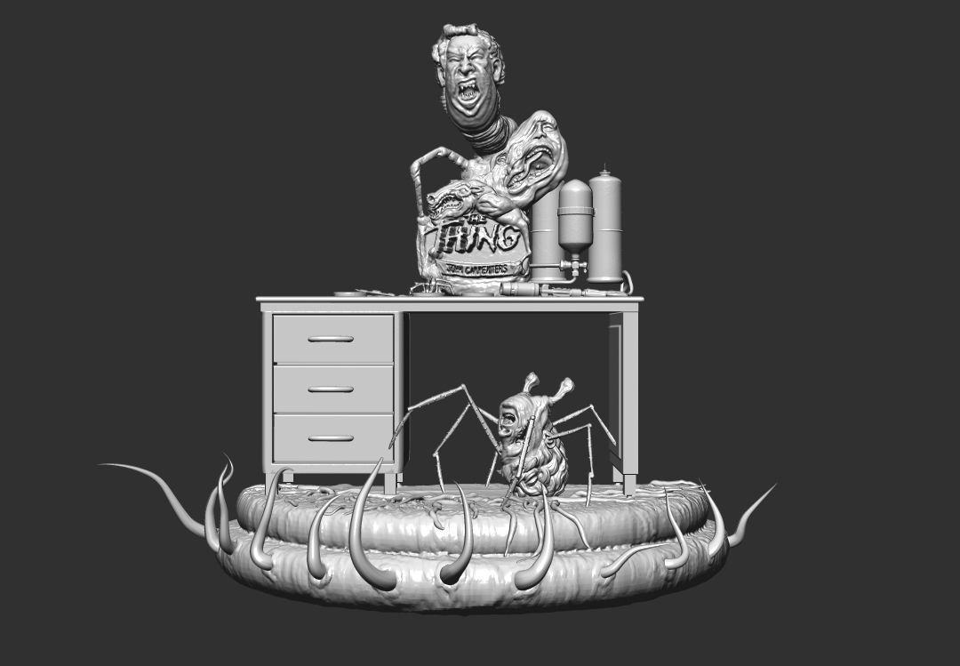 the thing digital sculpture STL PRINTABLE 3D model 3D printable | CGTrader