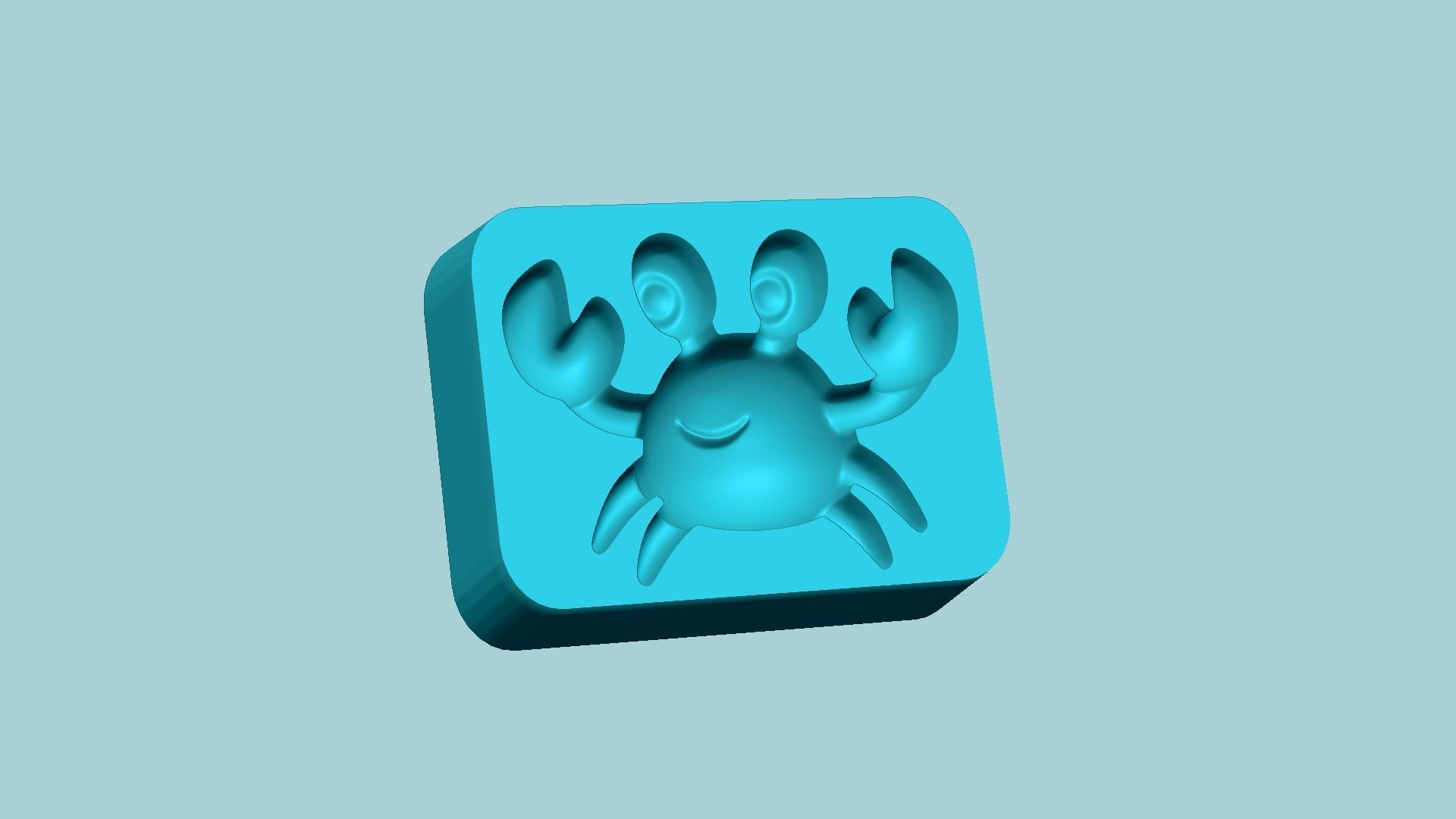 Jelly Candy Molding Crab - Gummy Mould 3D model 3D printable | CGTrader
