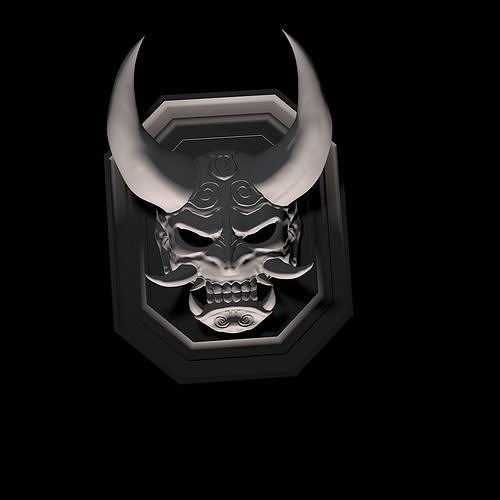 Oni mask 3D model 3D printable | CGTrader