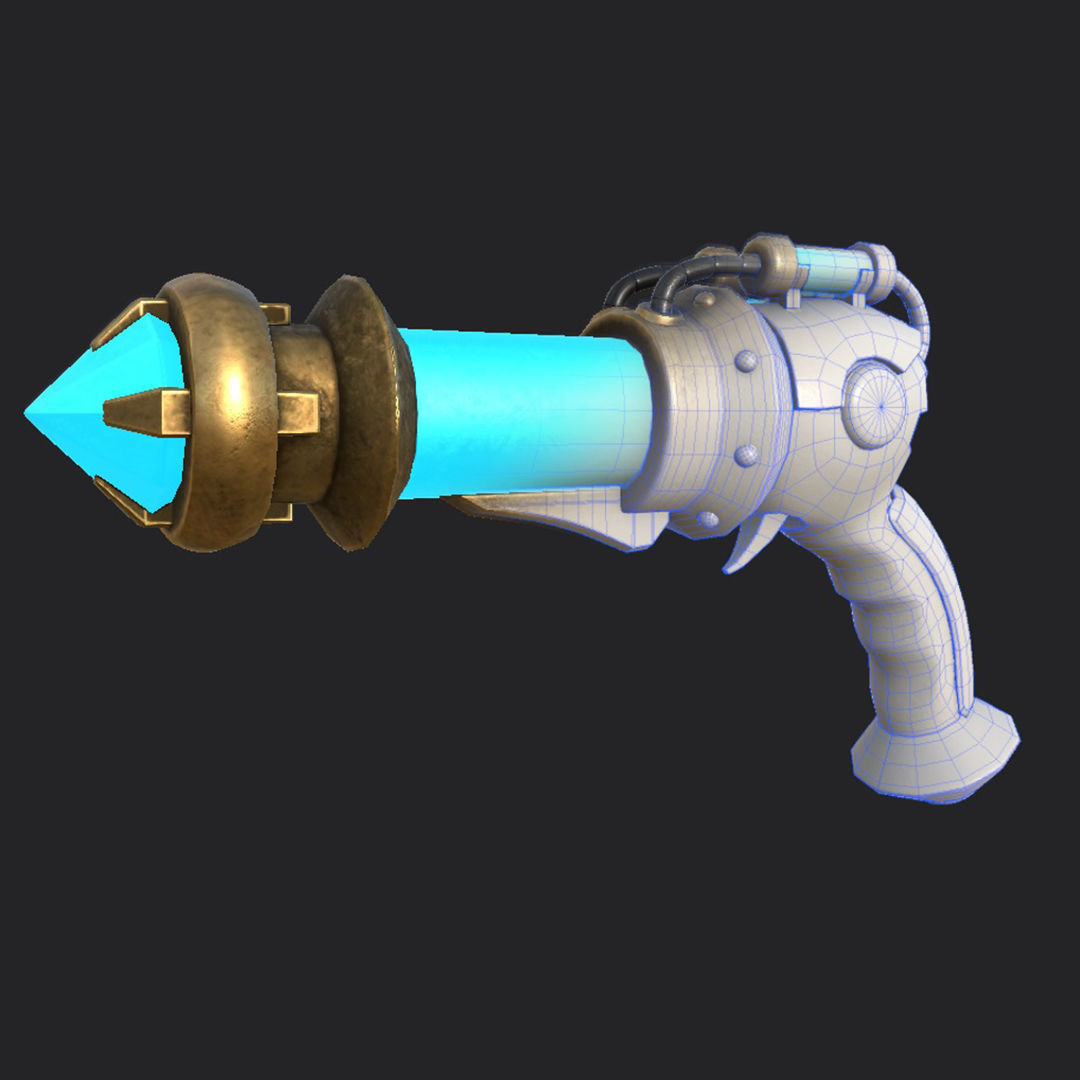 3D model Jinx Guns weapon PBR VR / AR / low-poly | CGTrader