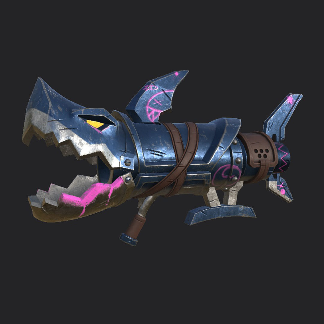 3D model Jinx Guns weapon PBR VR / AR / low-poly | CGTrader