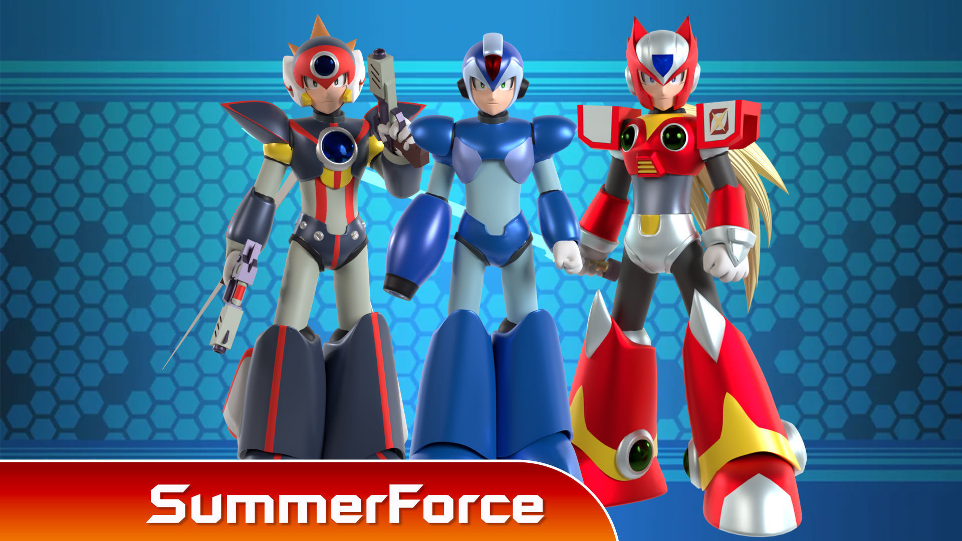 Axl - Megaman X7 3D model rigged | CGTrader