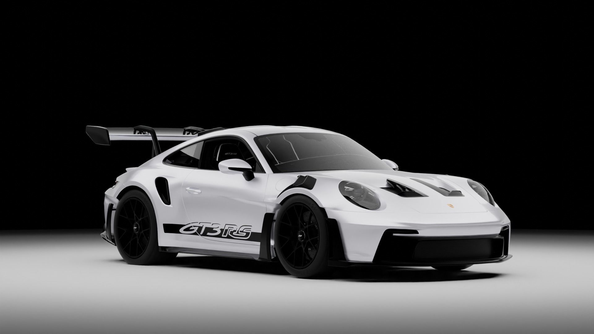 Porsche gt3rs 3D model | CGTrader