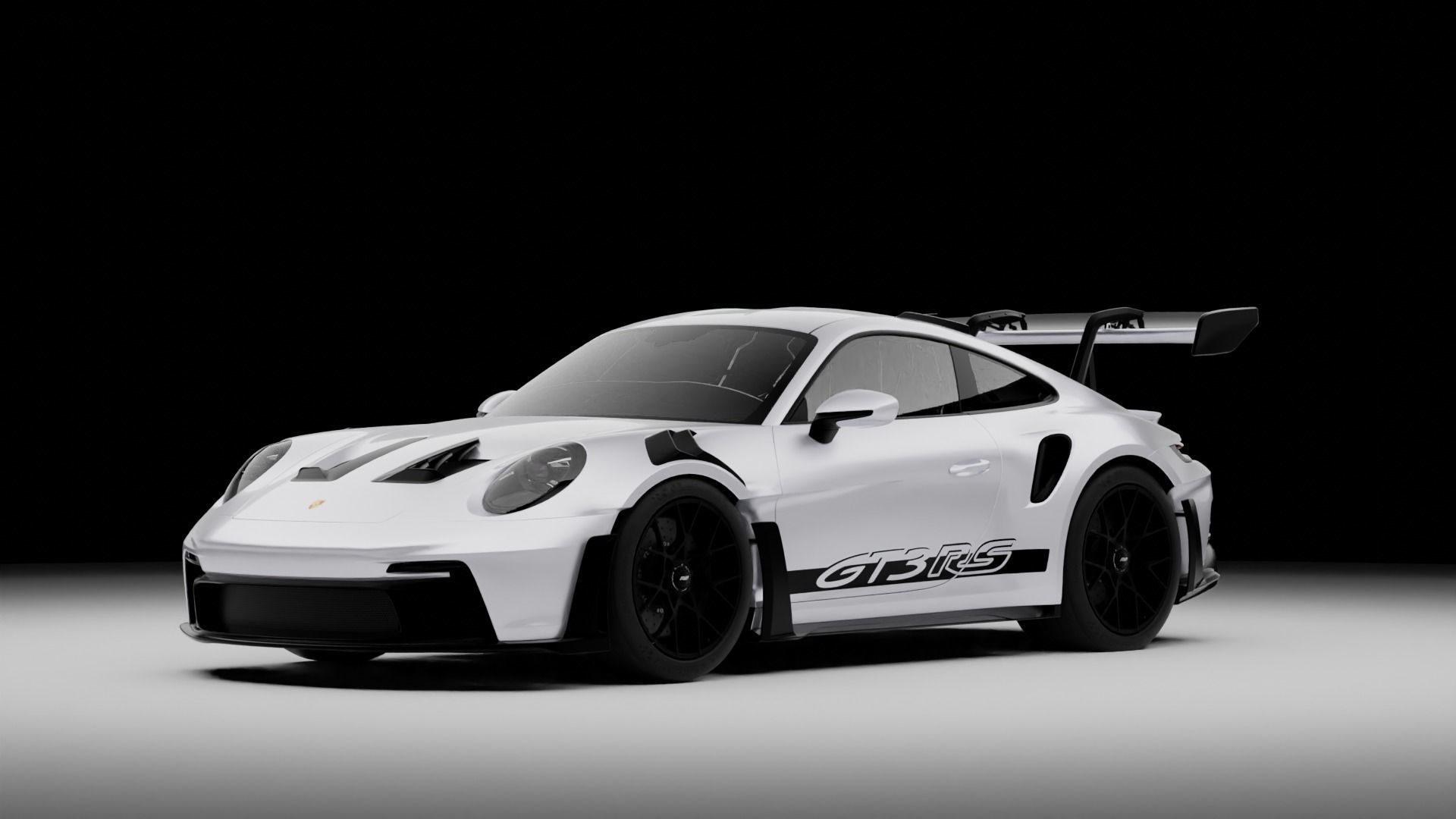 Porsche gt3rs 3D model | CGTrader
