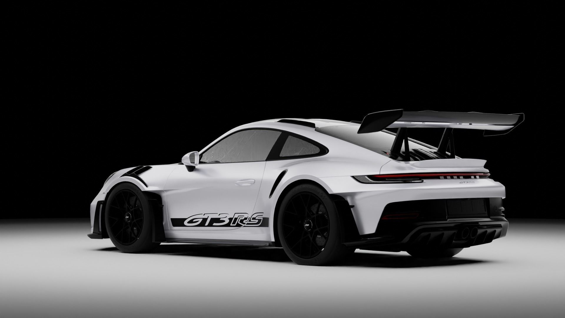 Porsche gt3rs 3D model | CGTrader