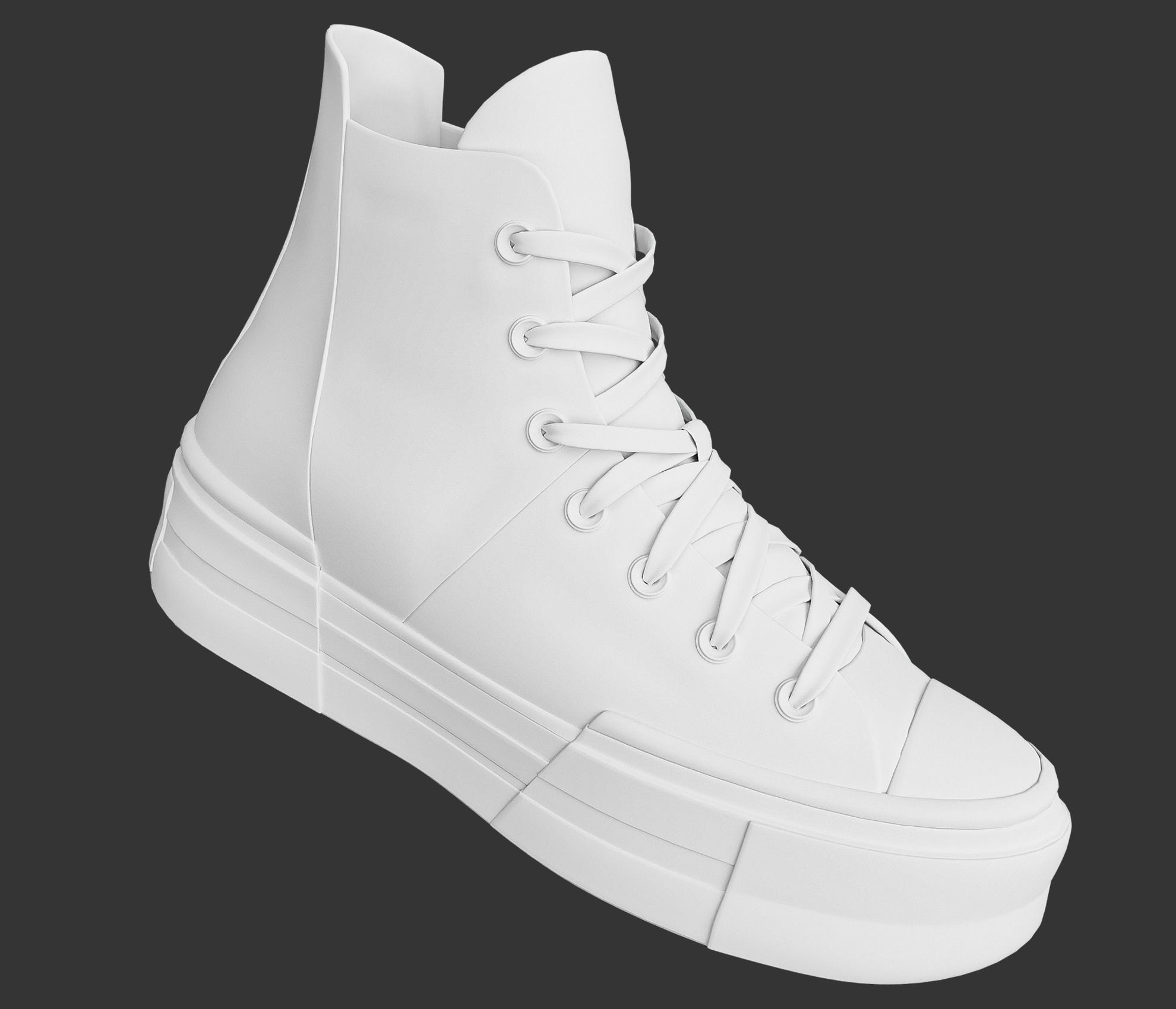 Converse HighTop Sneakers 3D model | CGTrader