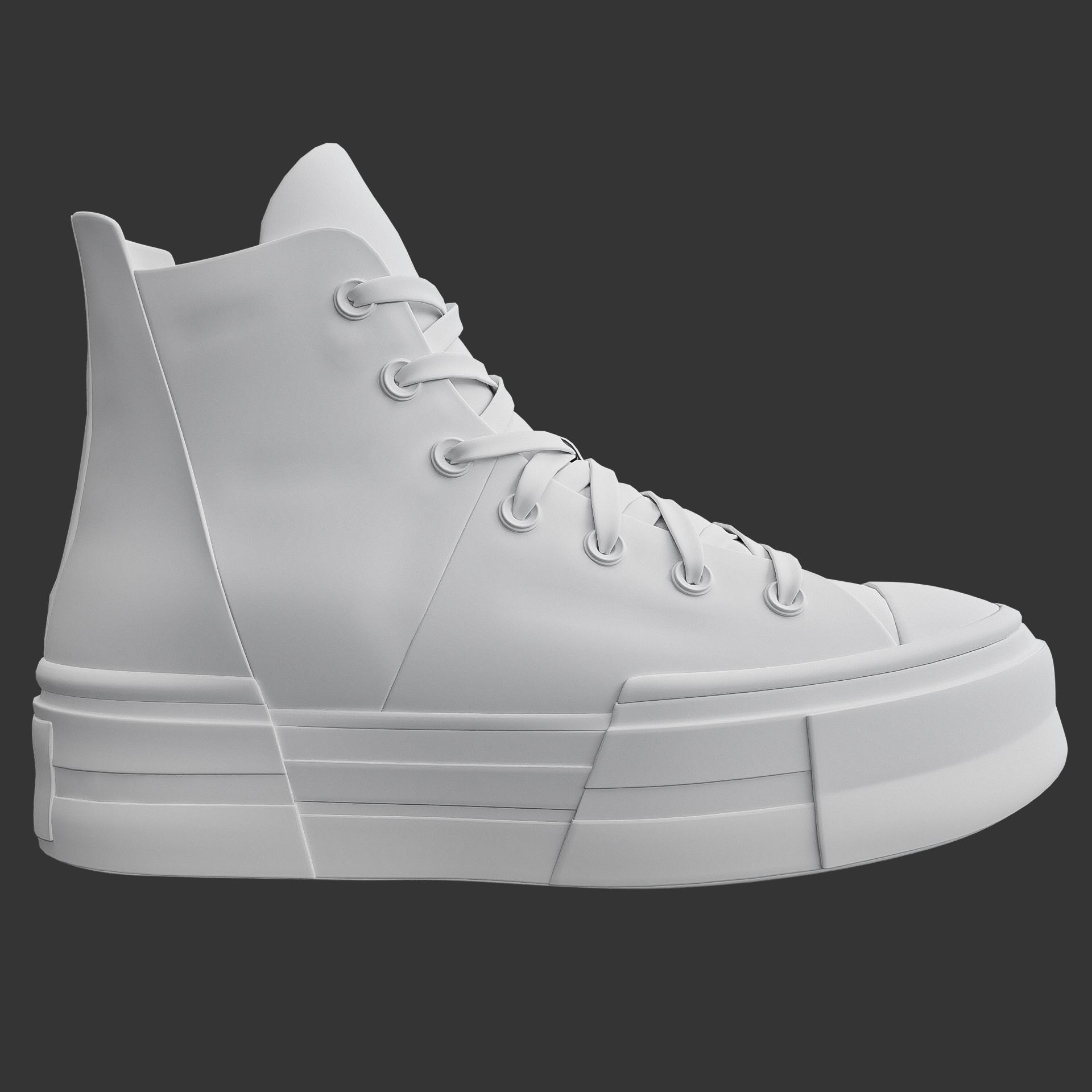 Converse HighTop Sneakers 3D model | CGTrader