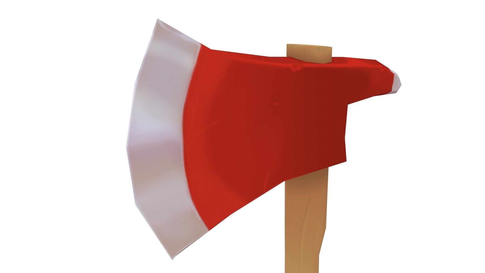 Fireman Axe - Hand Painted 3D model | CGTrader