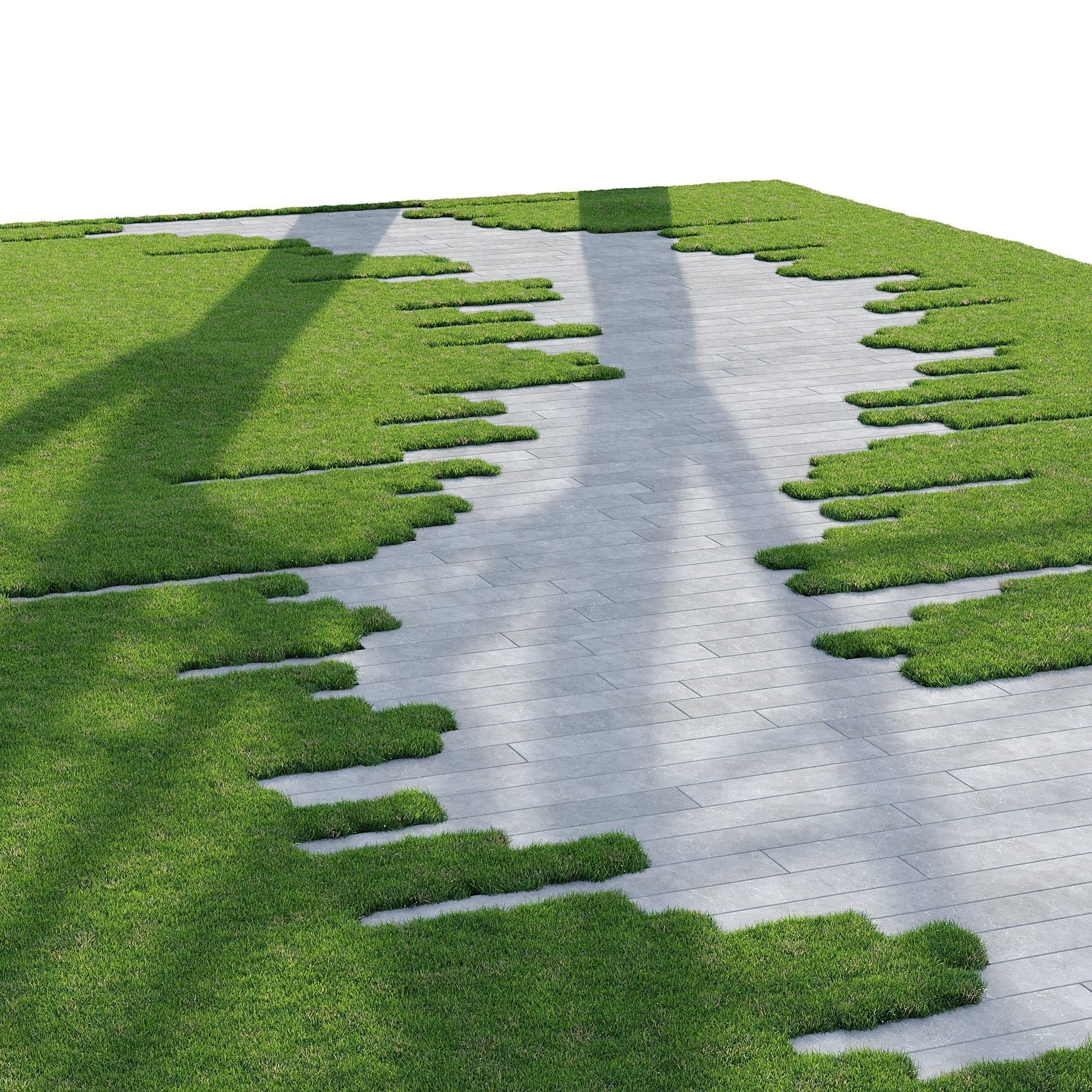 garden pathway 1 3D model | CGTrader