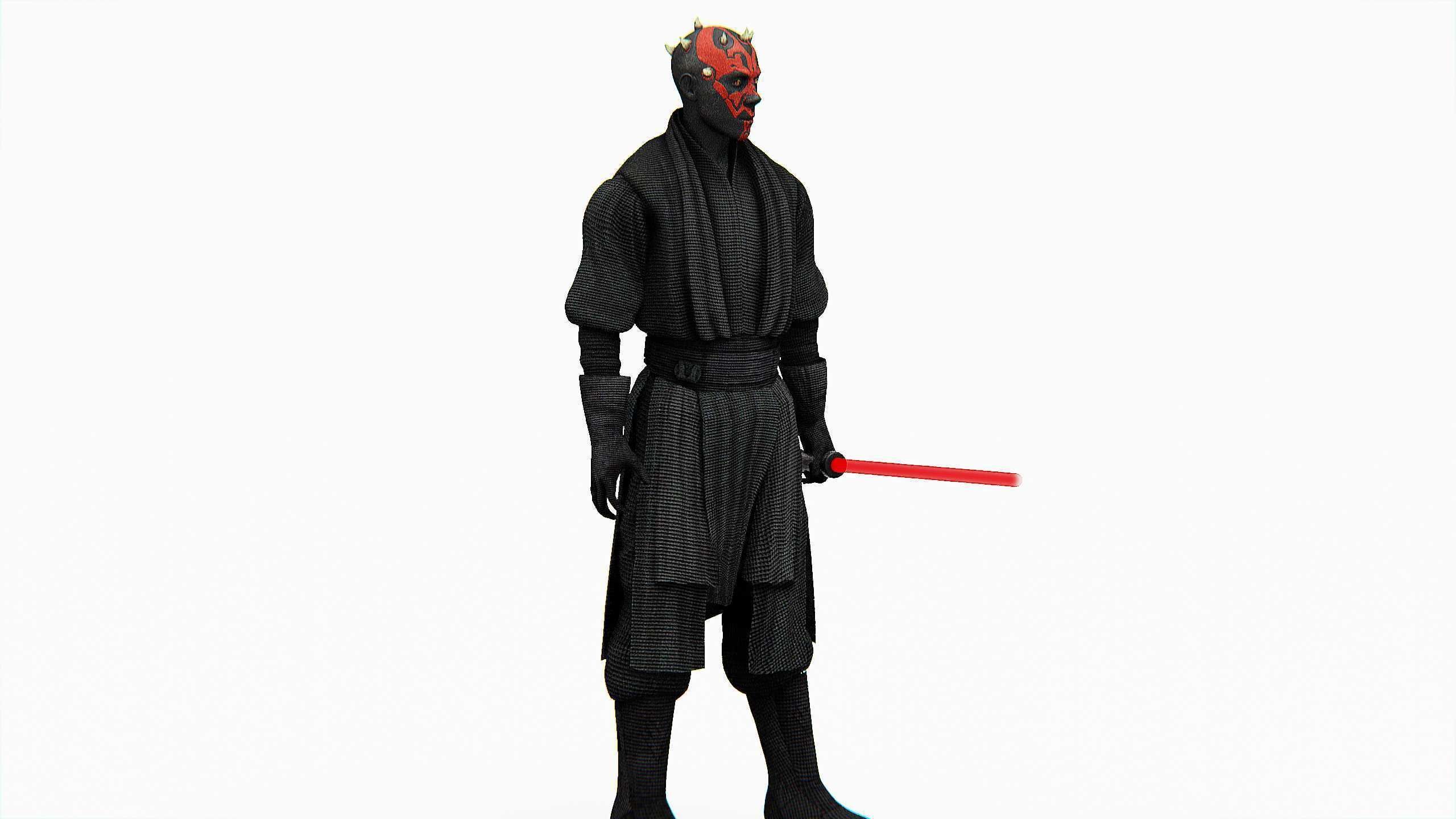 DARTH MAUL Rigged for Unreal Engine - Unity - MIXAMO 3D model rigged ...