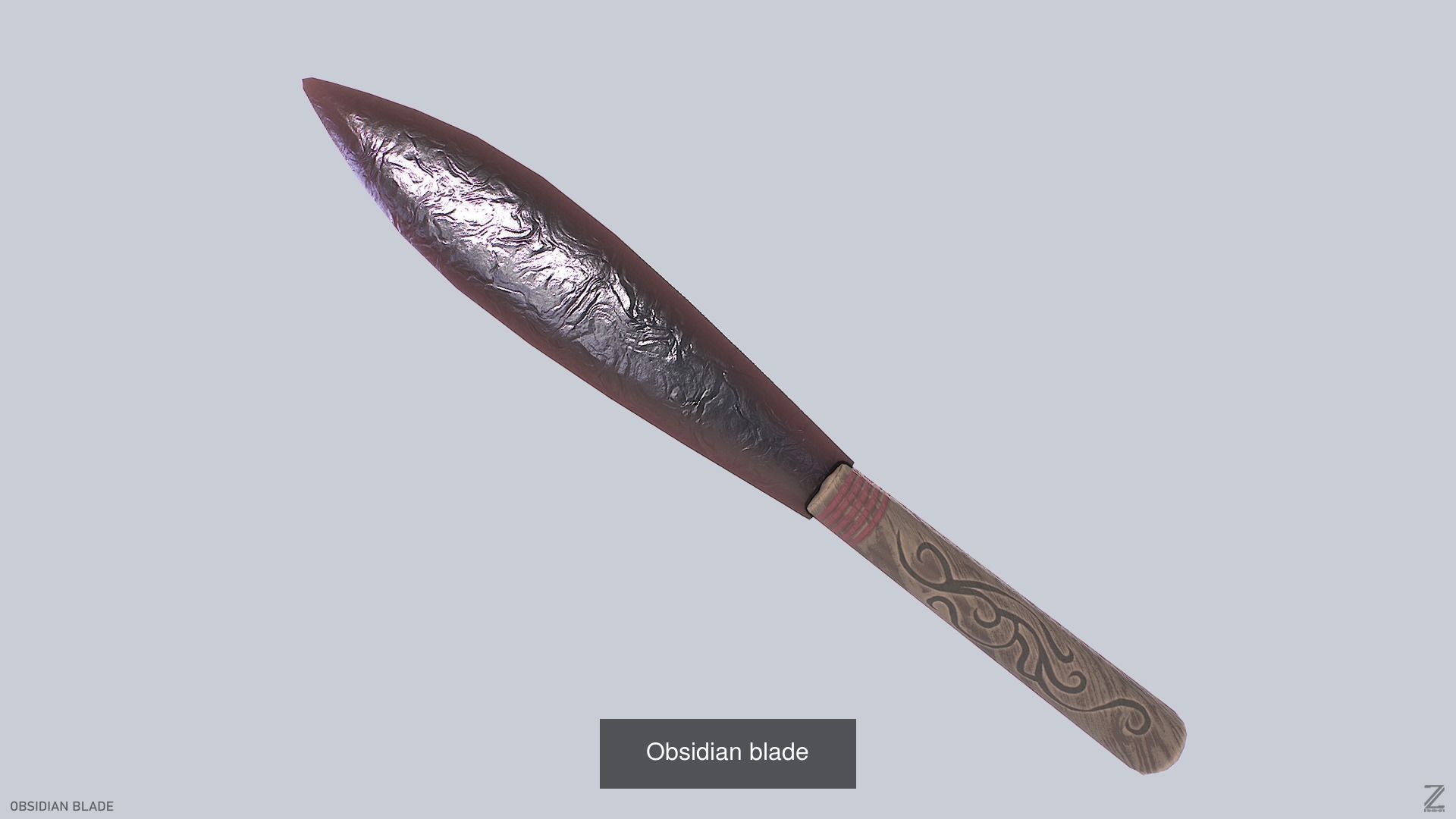 Obsidian blade collection VR / AR / low-poly | CGTrader