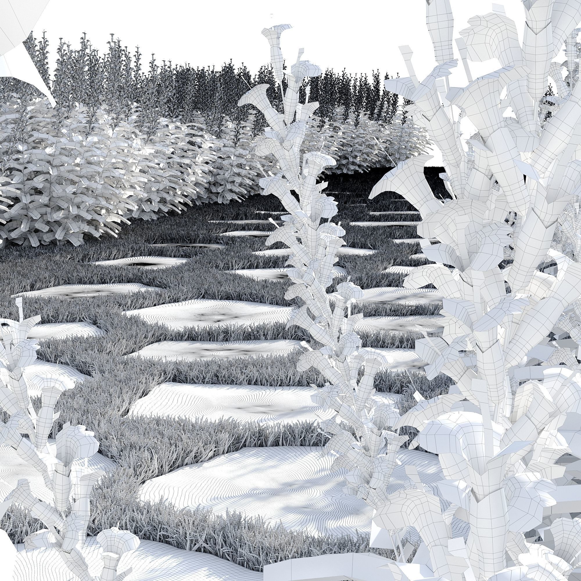 Garden Pathway 2 3D model | CGTrader