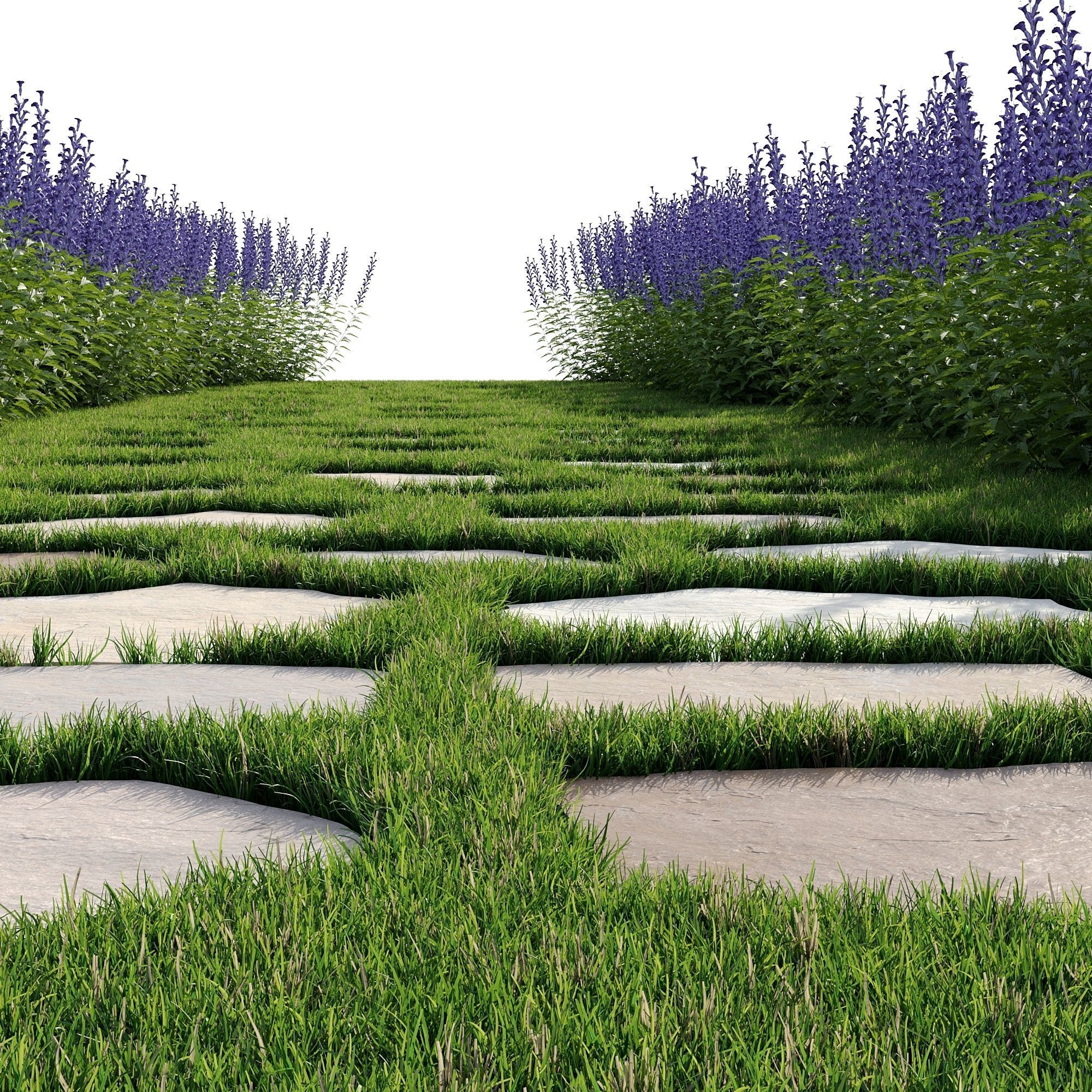 Garden Pathway 2 3D model | CGTrader