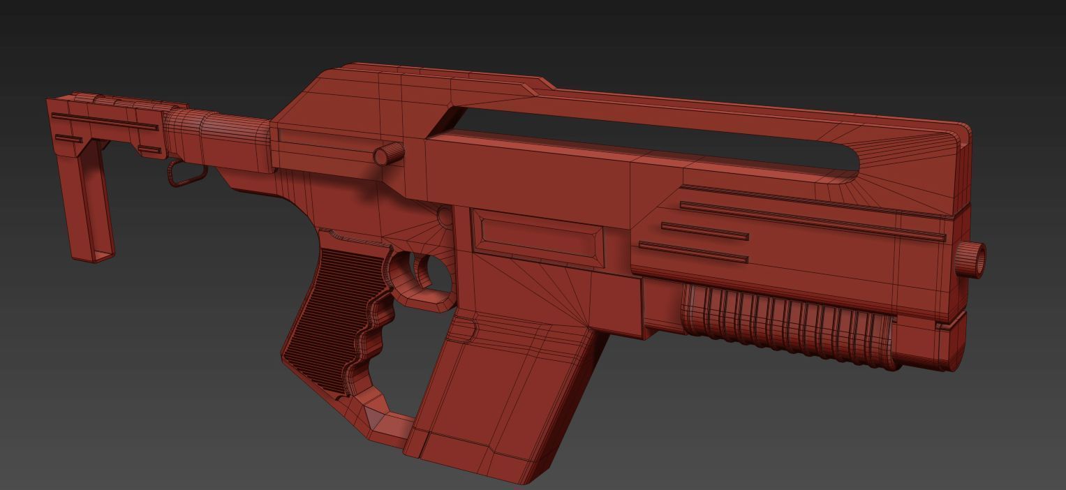 Alien Romulus Pulse Rifle 3D model 3D printable | CGTrader