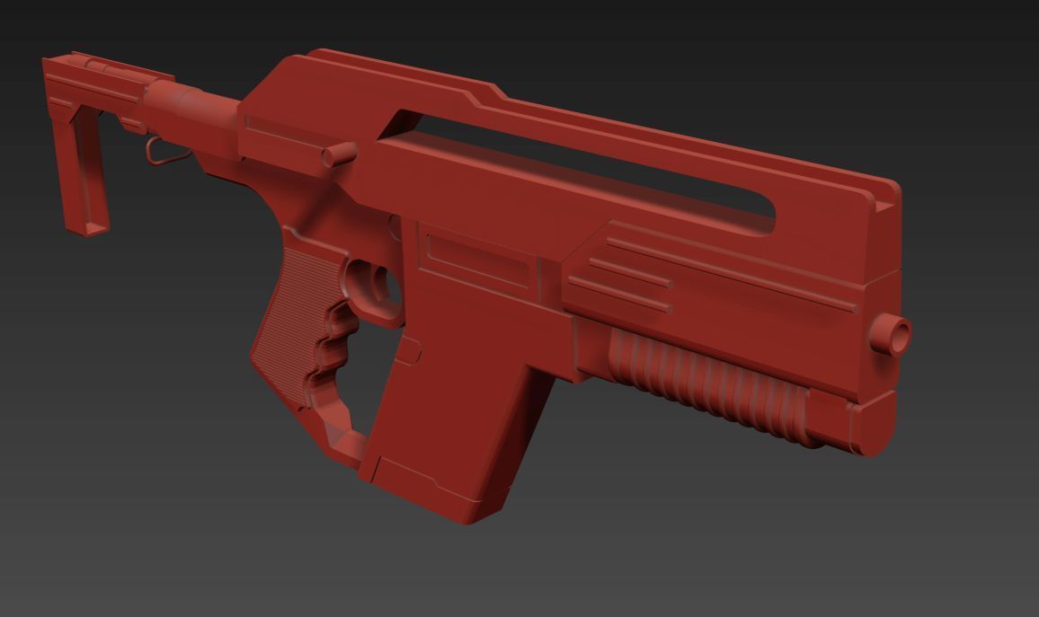 Alien Romulus Pulse Rifle 3D model 3D printable | CGTrader