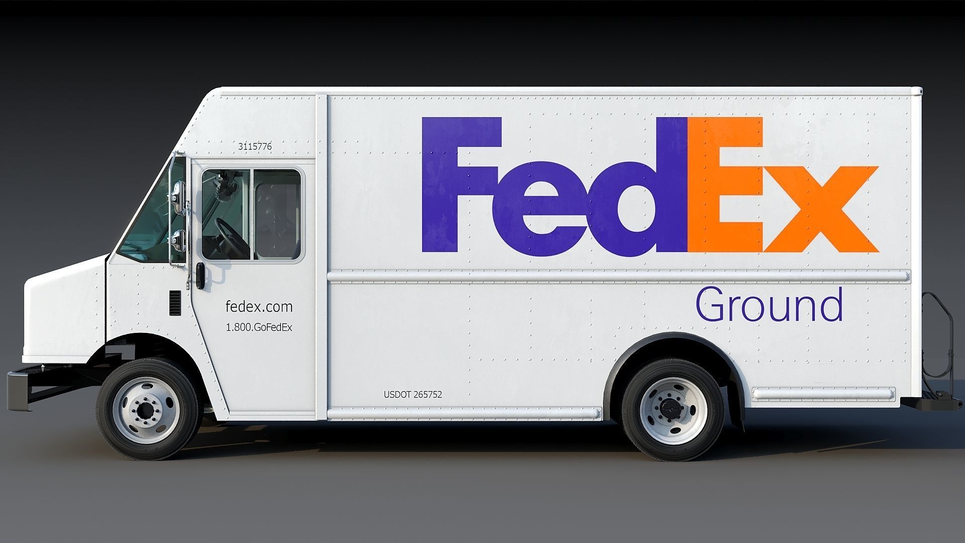 3D model Stepvan FedEX Truck VR / AR / low-poly | CGTrader