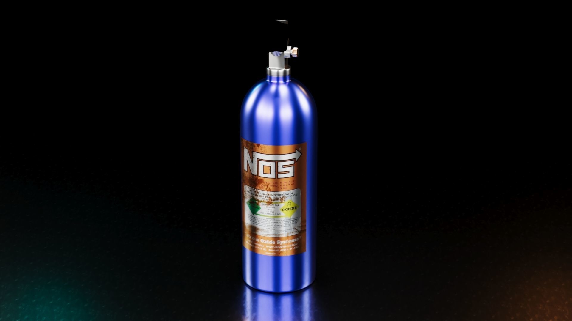 Gas Nitro nos LM free 3D model | CGTrader