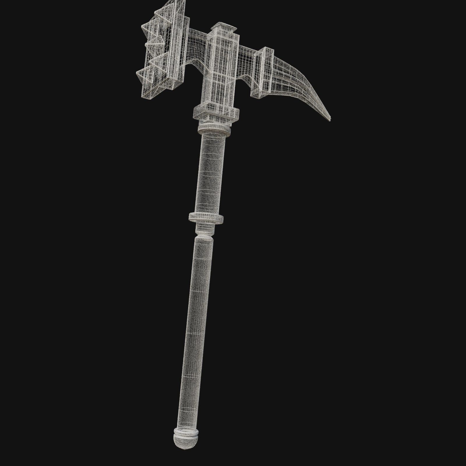 Ethereal 3D Model of Ghostly Hammer for Haunted Adventures 3D model ...