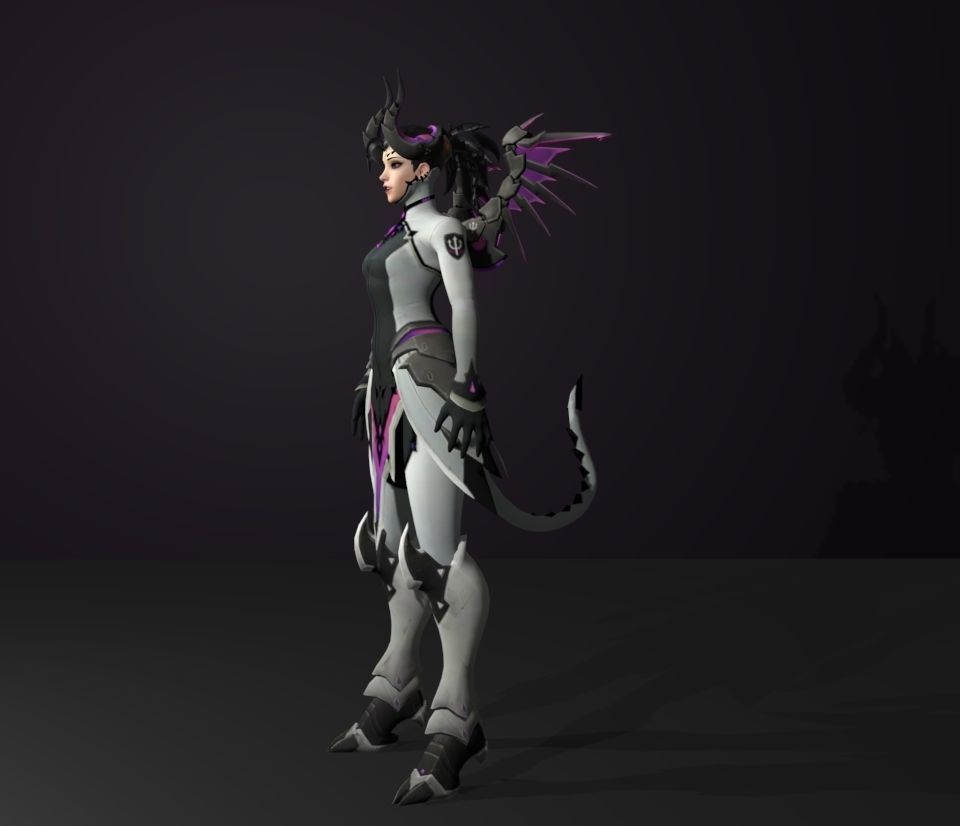 mercy devil 3D model animated rigged | CGTrader