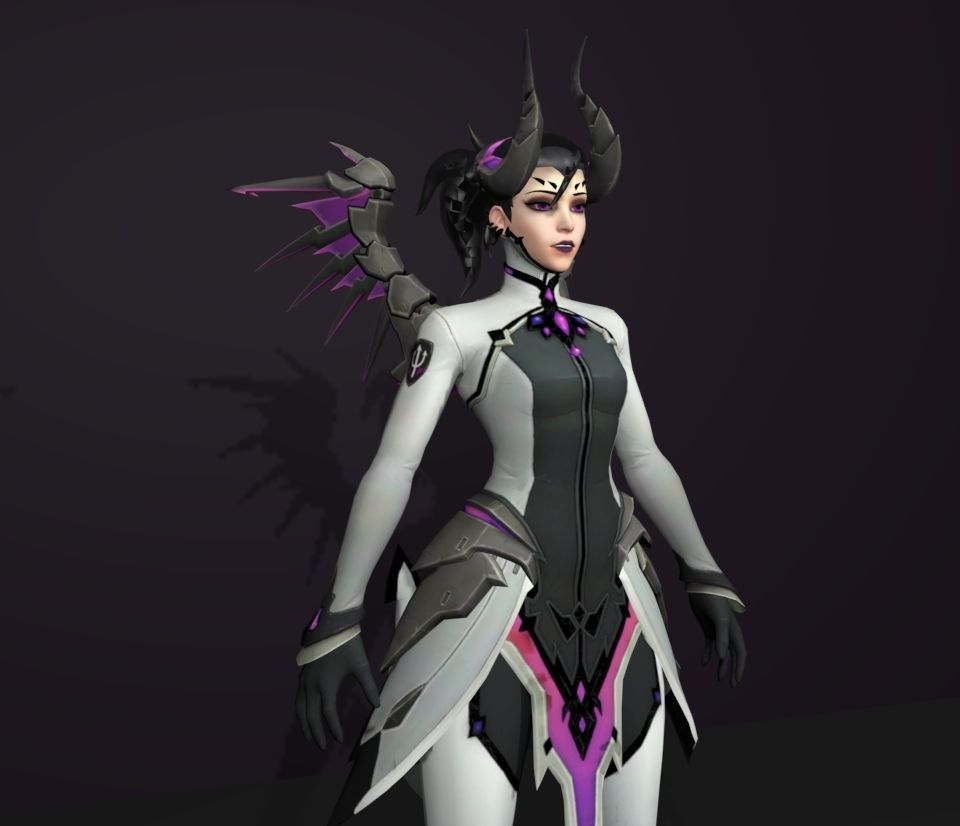mercy devil 3D model animated rigged | CGTrader