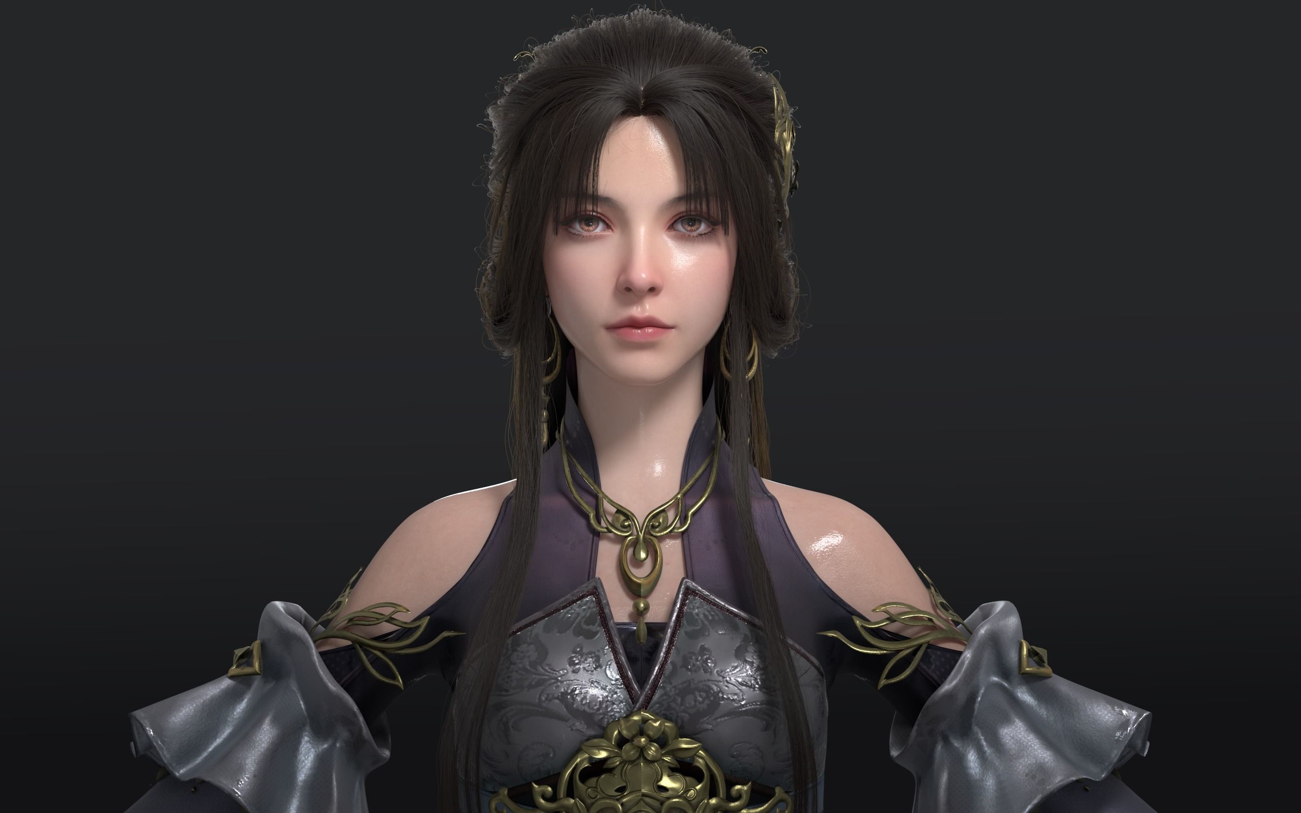 Chinese Girl AsianGirl Y032 3D model | CGTrader