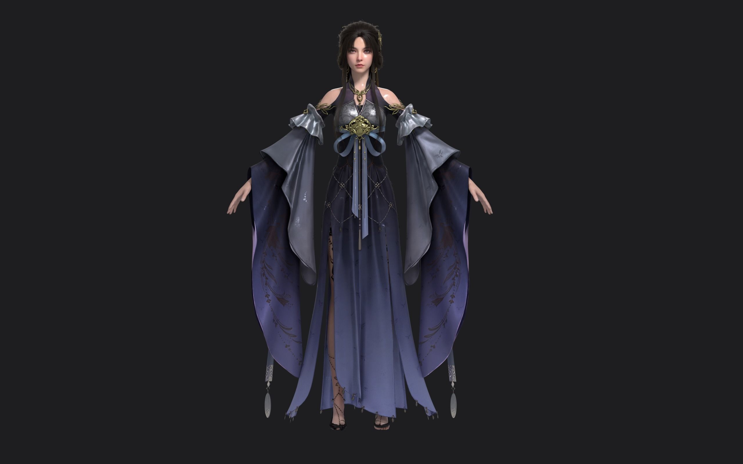 Chinese Girl AsianGirl Y032 3D model | CGTrader