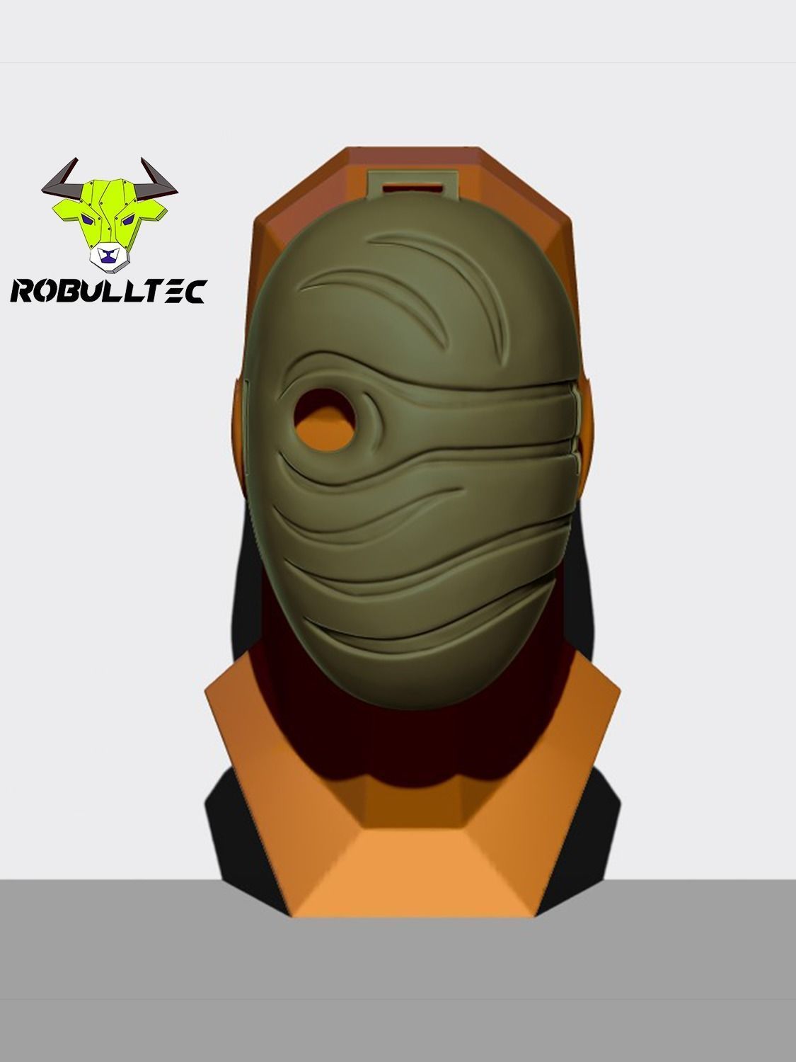 Obito Mask V2 3D model 3D printable | CGTrader