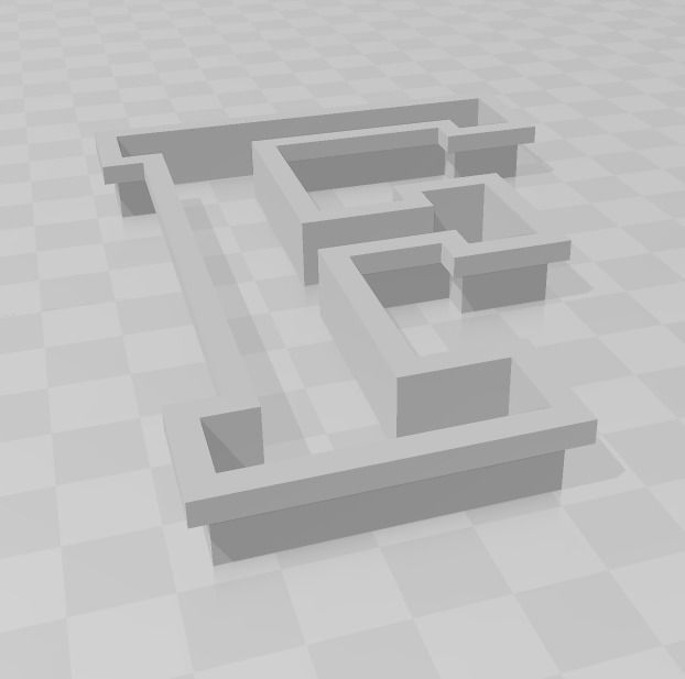 3D MODEL CUTTER LETTER F 3D model 3D printable | CGTrader