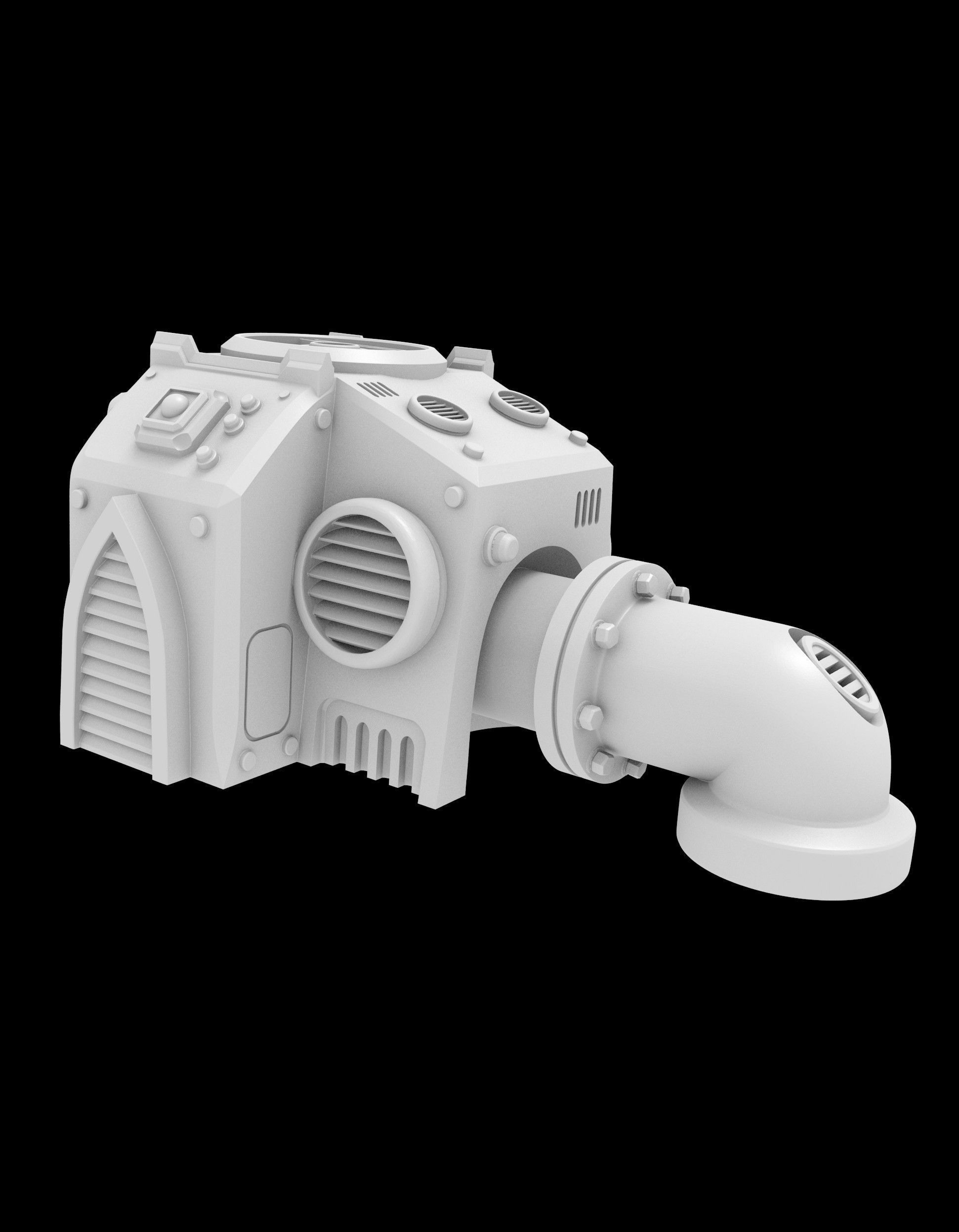 VENT SYSTEM 01 PRINTABLE MODEL 3D model 3D printable | CGTrader