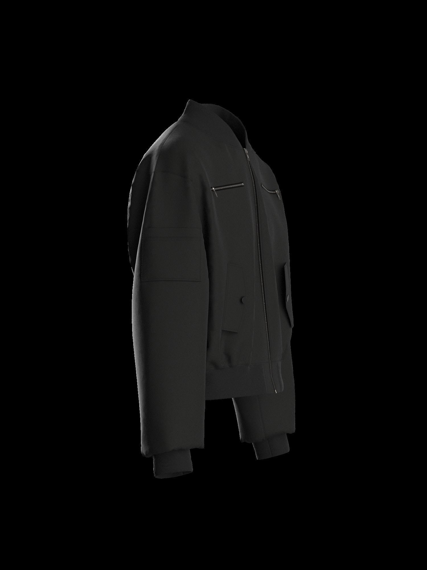 Male bomber jacket 3D model animated rigged | CGTrader