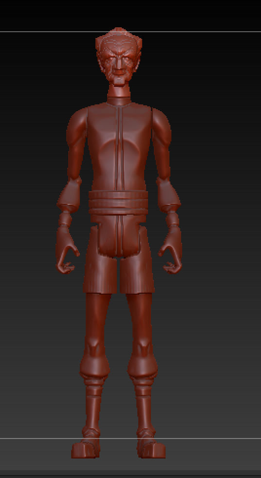 REPULSOR POD AND DARTH SIDIOUS star wars for 3 75 inch 3D model 3D ...