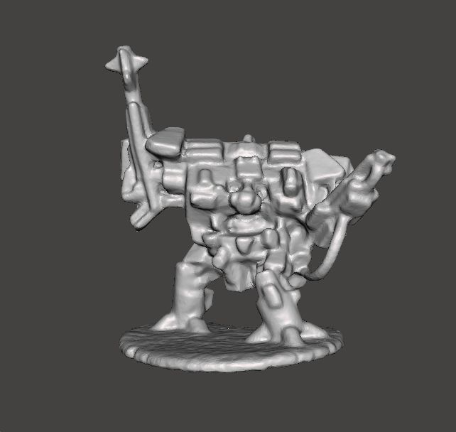 6MM SCALE HEAVY WALKER MECH MINIATURE MODEL FOR SCIFI GAMES 3D model 3D ...