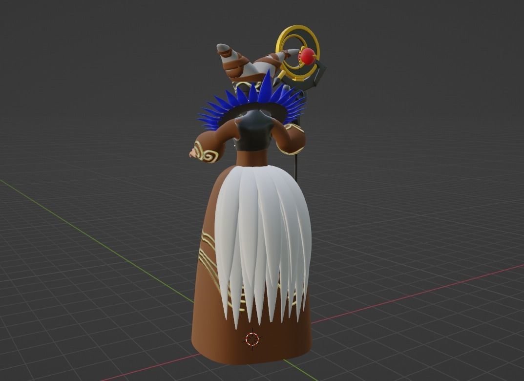 Rita Repulsa - Power Ranger 3D model rigged | CGTrader