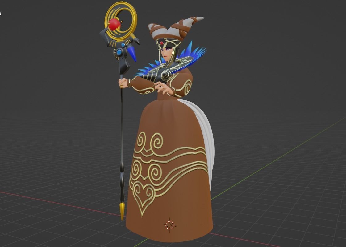 Rita Repulsa - Power Ranger 3D model rigged | CGTrader