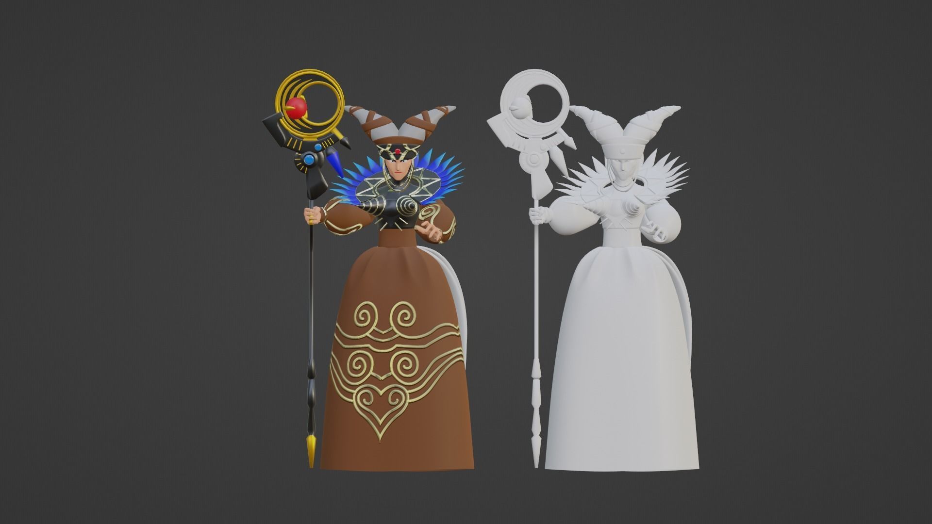 Rita Repulsa - Power Ranger 3D model rigged | CGTrader