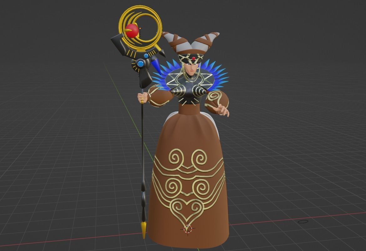 Rita Repulsa - Power Ranger 3D model rigged | CGTrader
