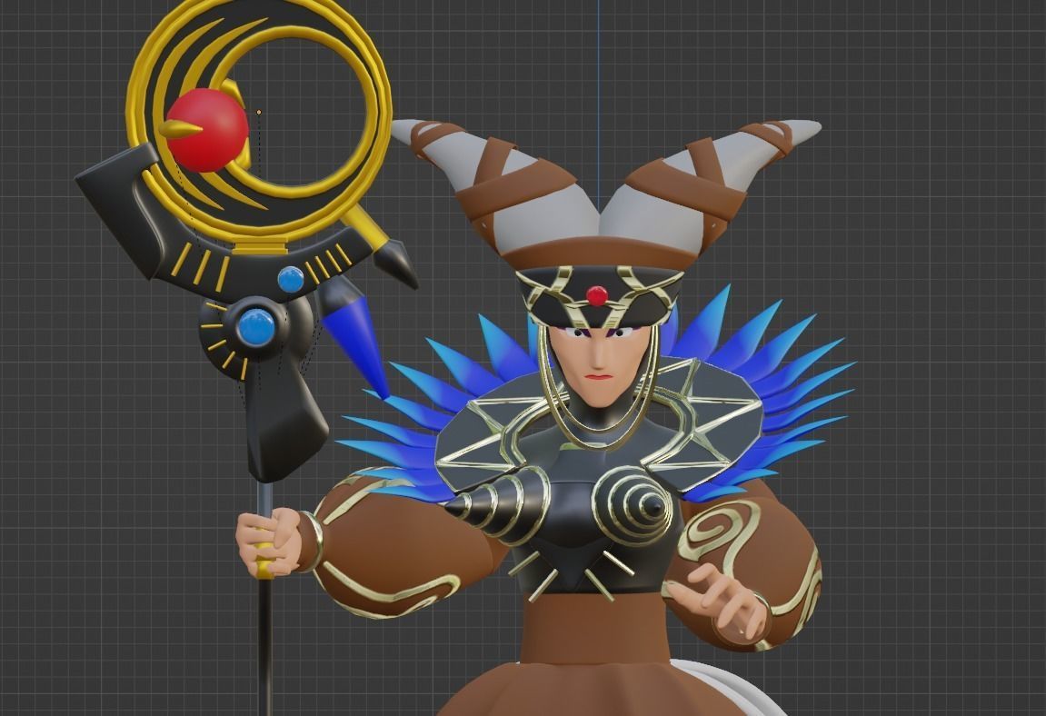 Rita Repulsa - Power Ranger 3D model rigged | CGTrader