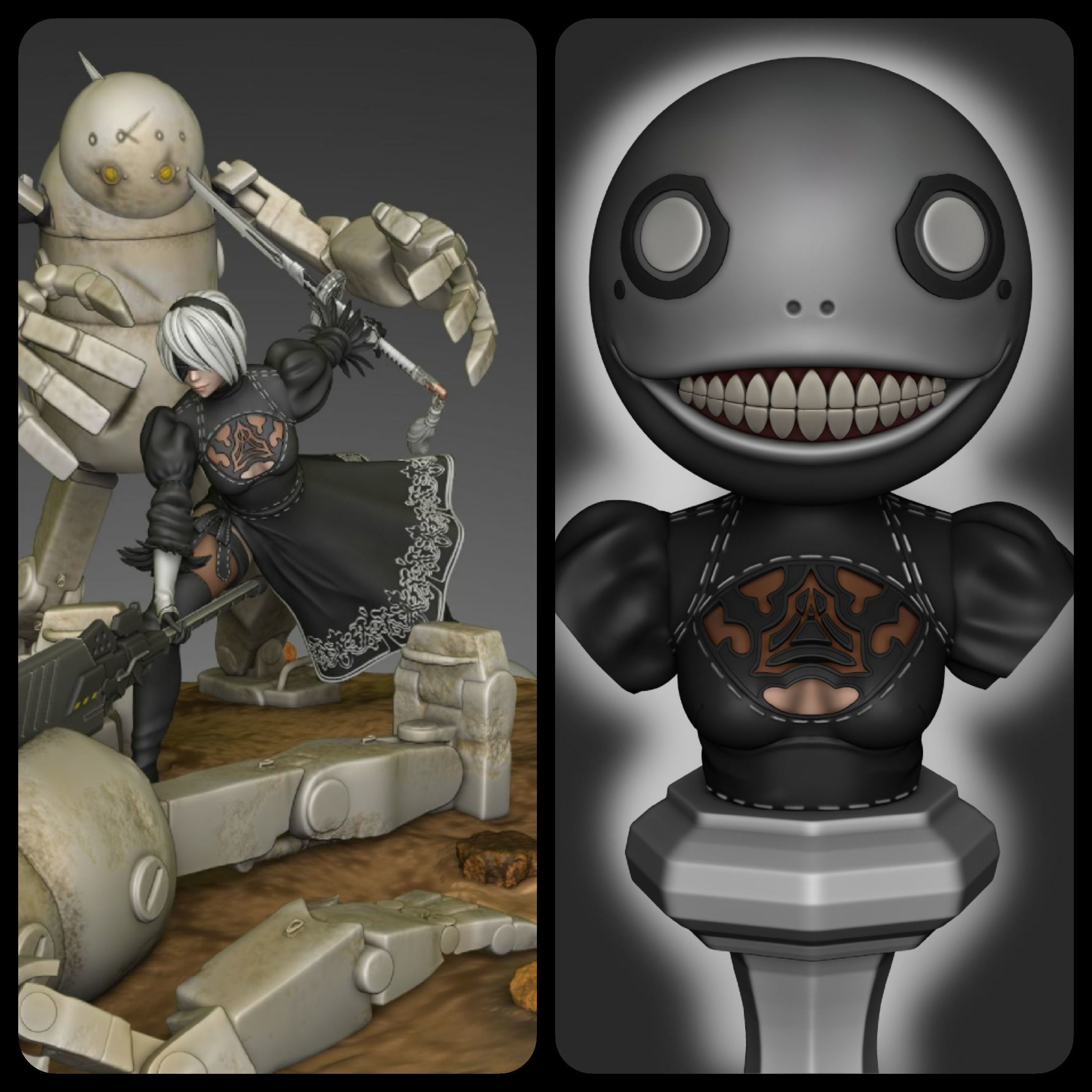 Nier Automata pack 3D Model Collection 3D printable | CGTrader