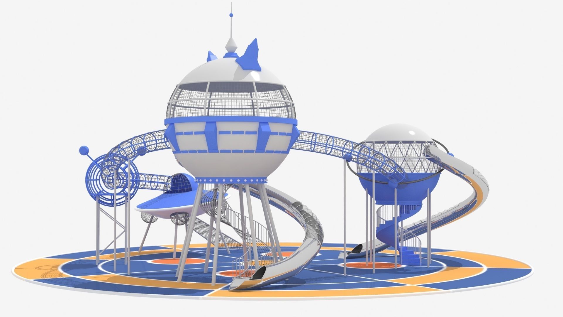 Interstellar ship playground 3D model | CGTrader